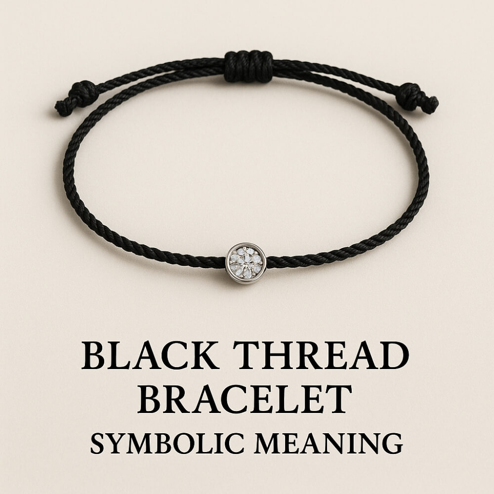 Black thread bracelet with diamond: what does it mean and why is it ...