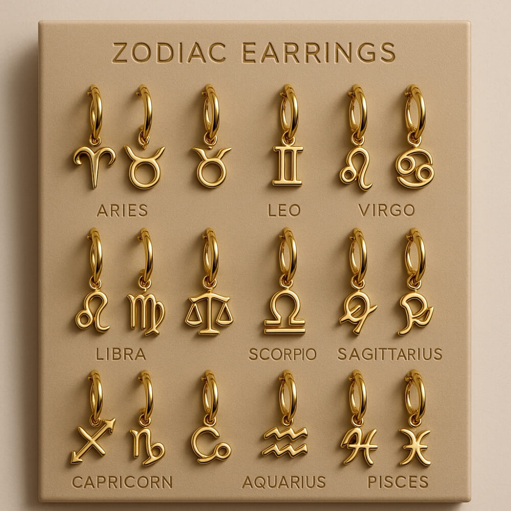 Which bubble earrings are best for your zodiac sign? - ARES Jewelry